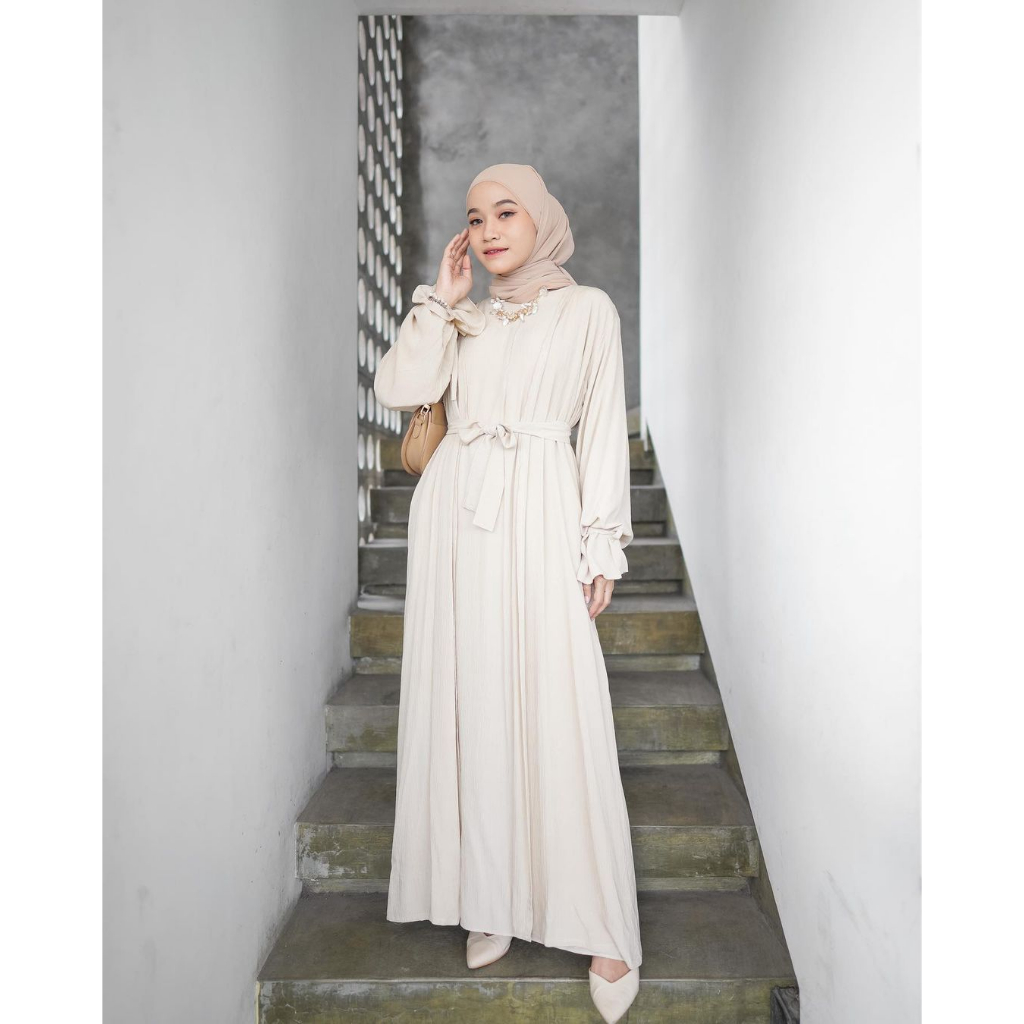 Jual Fara Set Abaya 2in1 Baju Abaya Turkey Simple Elegan Mewah Baju ...