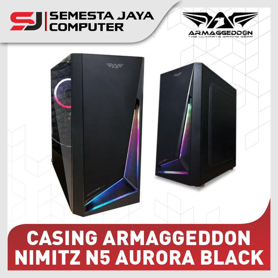 Jual Casing PC Gaming Armagedon Nimitz N5 | Shopee Indonesia