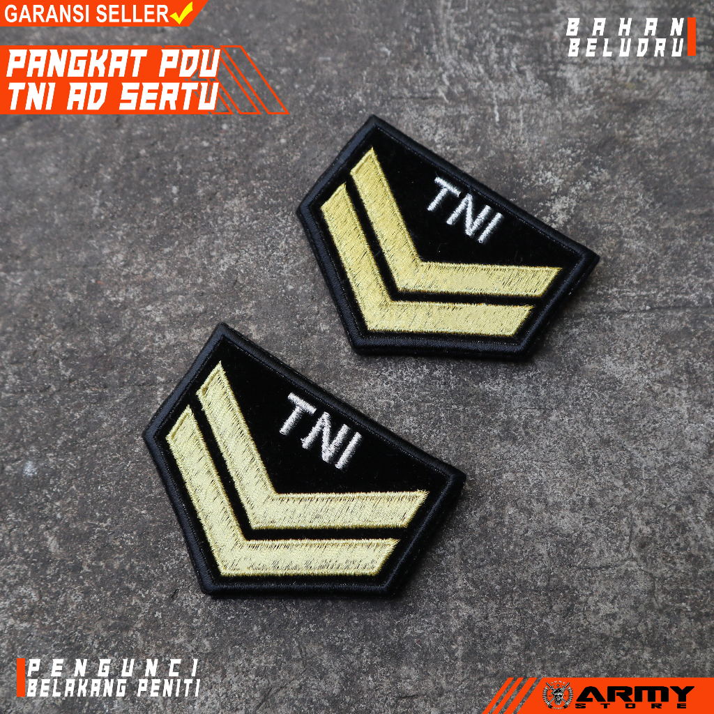 Jual Pangkat PDU Sertu TNI AD | Shopee Indonesia