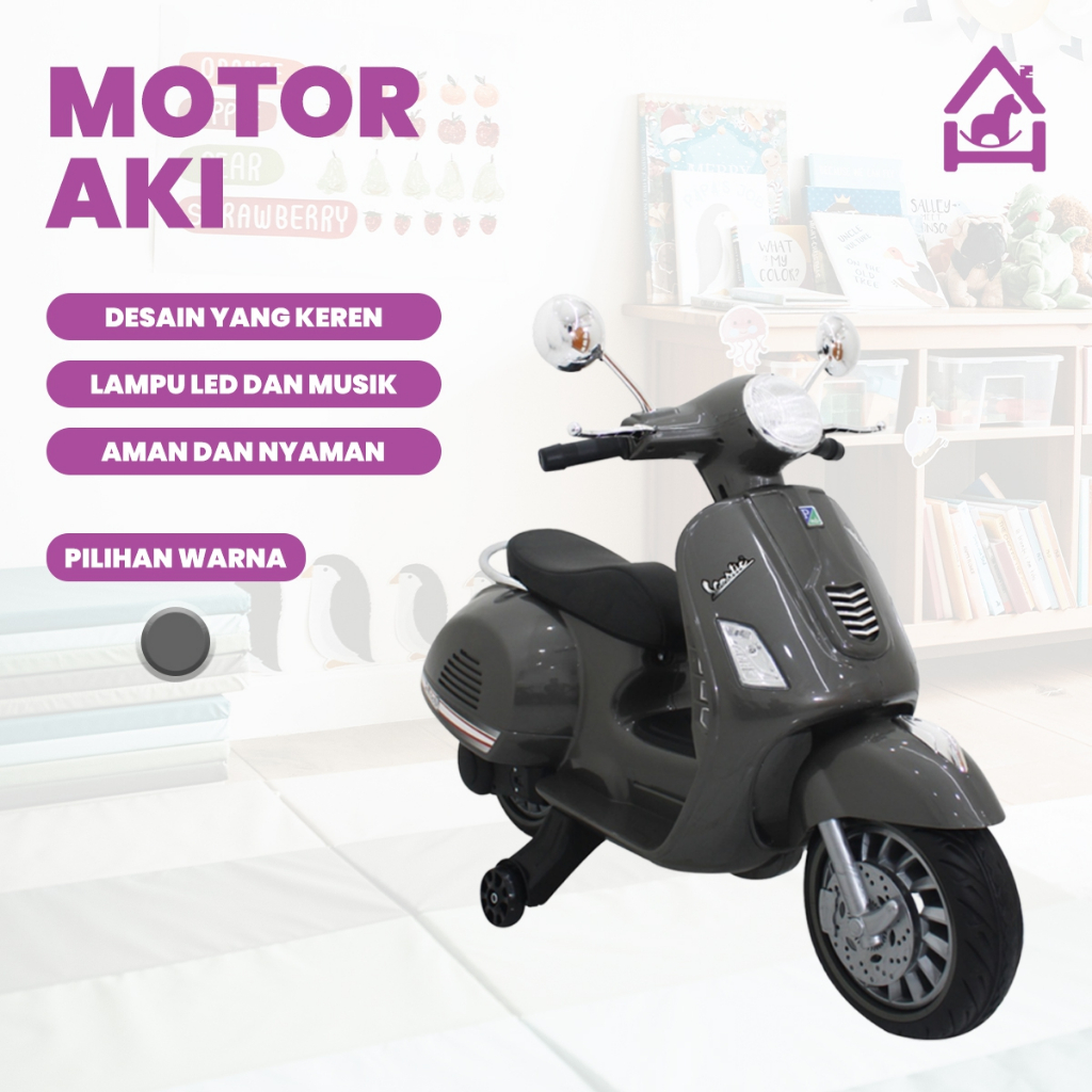 Jual Mainan Motor Aki Mainan Anak Model Honda Scoopy PCX Mini Lisensi ...