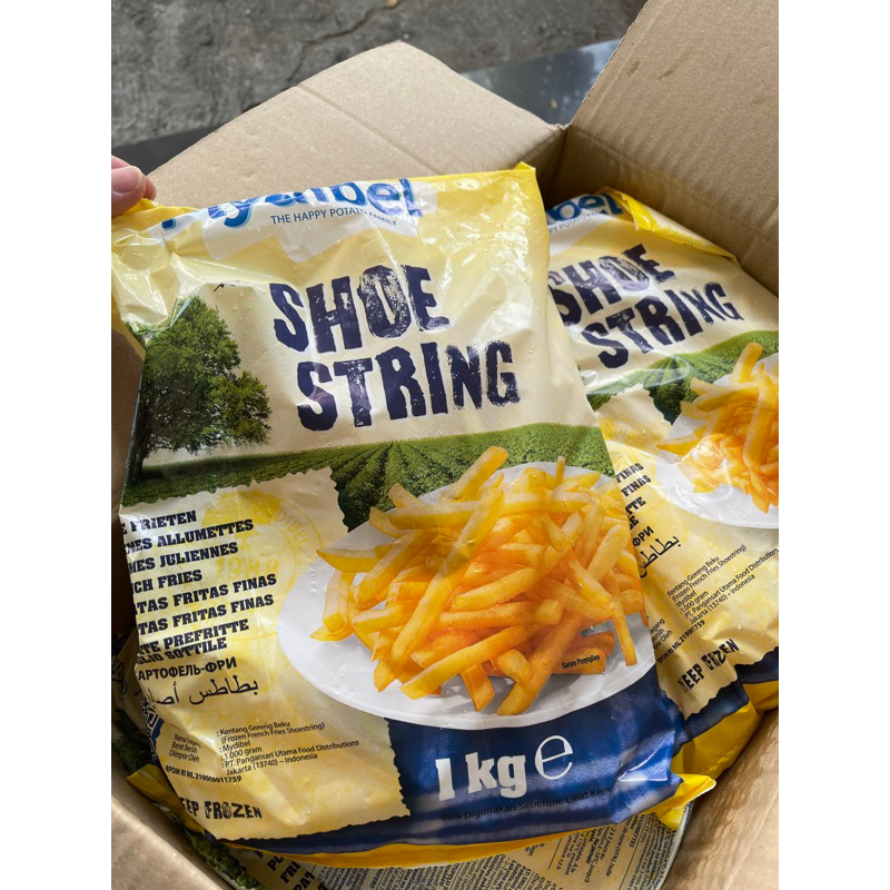 Jual Mydibel Kentang Shoestring 1kg ~ GALERI PLASTIK FROZEN FOOD ...