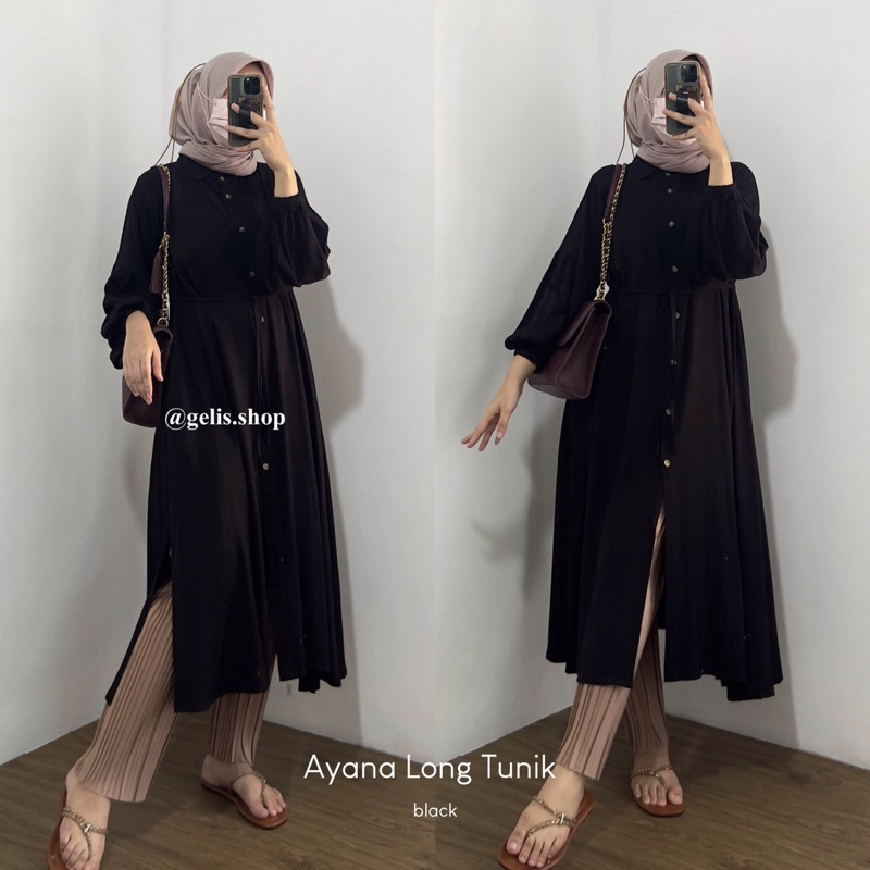 Jual AYANA LONG TUNIK / Tunik Rayon Premium Terbaru/Tunik Kekinian ...