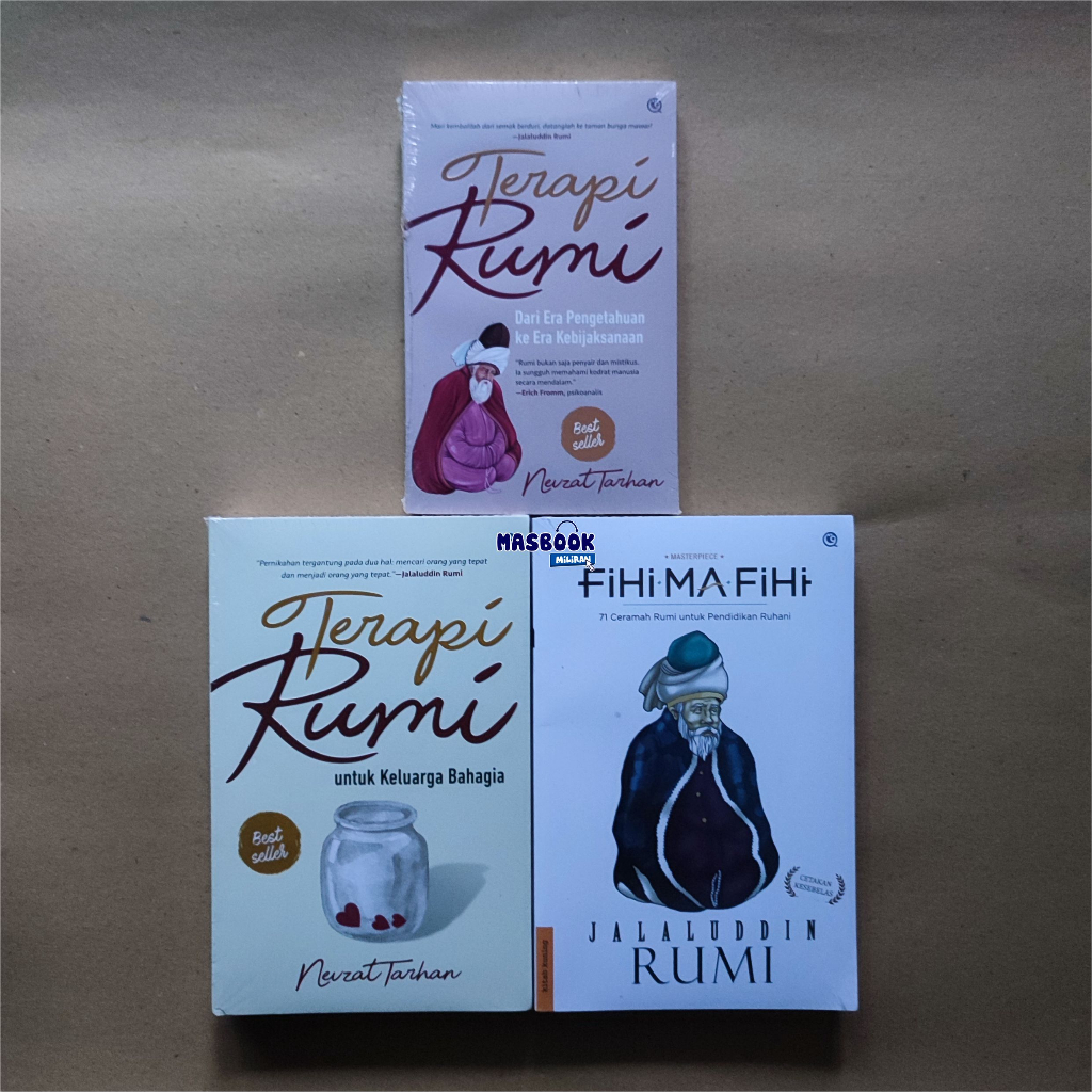 Jual PAKET BUKU TRILOGI JALALUDDIN RUMI - Fihi Ma Fihi, Terapi Rumi ...