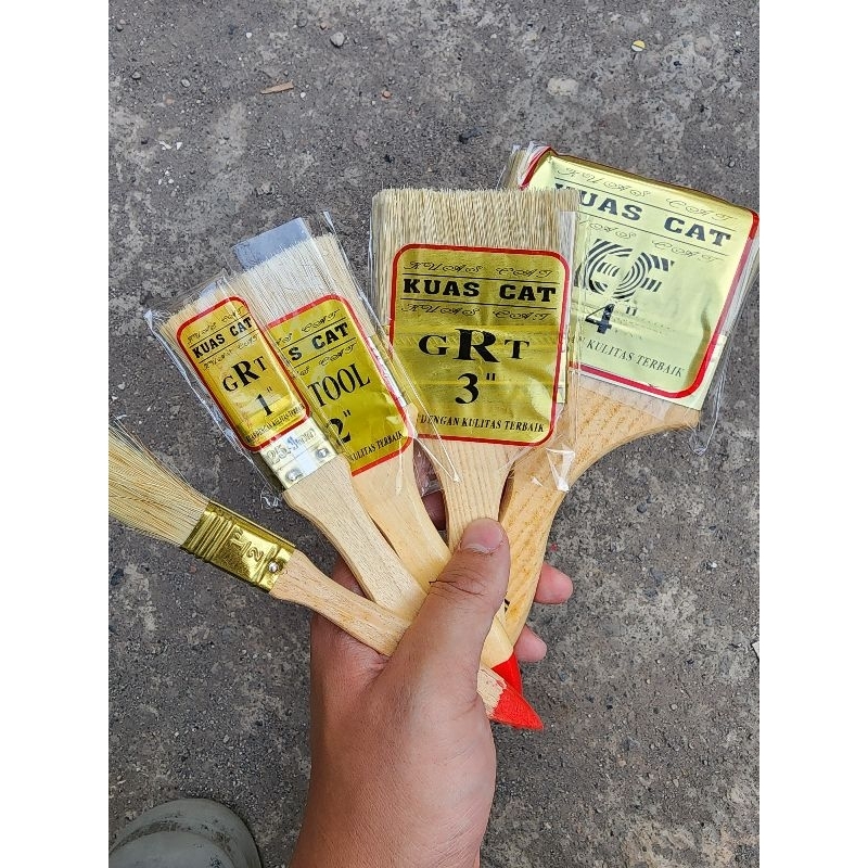 Jual KUAS CAT SERBAGUNA RRT 4 INCH | Shopee Indonesia