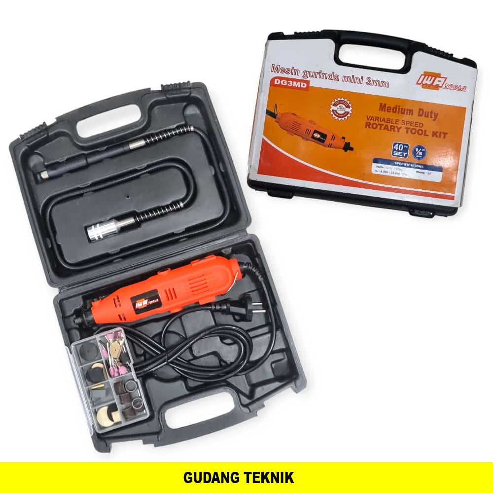 Jual Mini Die Grinder Tuner Set / Iwa Mini Rotary Tools Mini Grinder ...