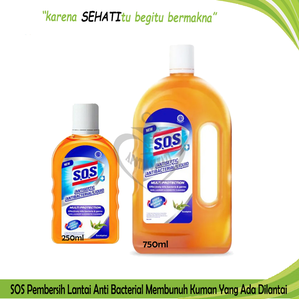 Jual Sos Antiseptic Liquid Mengatasi Kuman Pada Kulit Sabun Cair ...