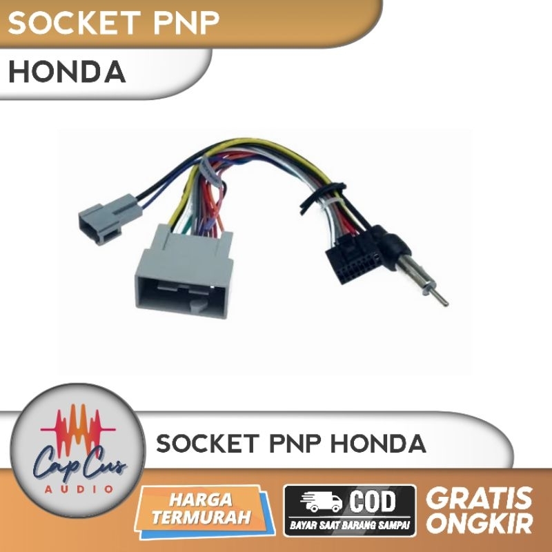 Jual SOCKET PNP HEAD UNIT HONDA / SOKET PNP HONDA BARU | Shopee Indonesia