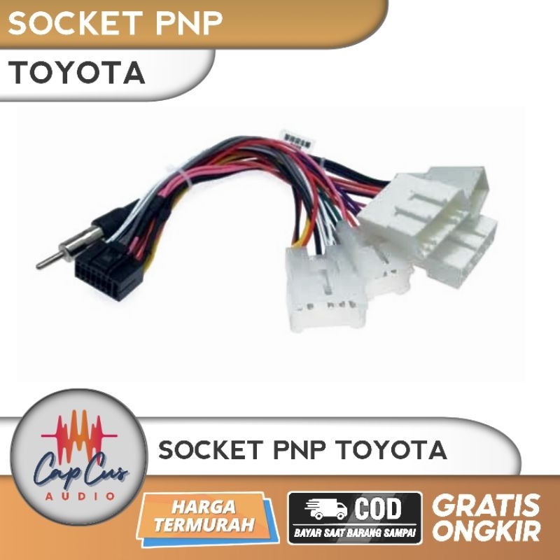 Jual KABEL SOCKET PNP HEAD UNIT ANDROID TOYOTA / SOKET PNP HEAD UNIT ...