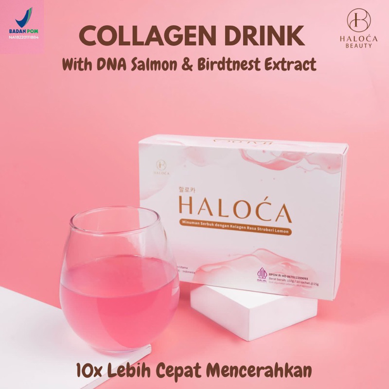 Jual [Haloca Beauty] Collagen Drink Minuman Pemuti Badan | Shopee Indonesia