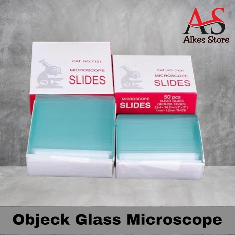 Jual Objeck Glass Lensa Mikroskop Kaca Objek Mikroscope Slide | Shopee ...