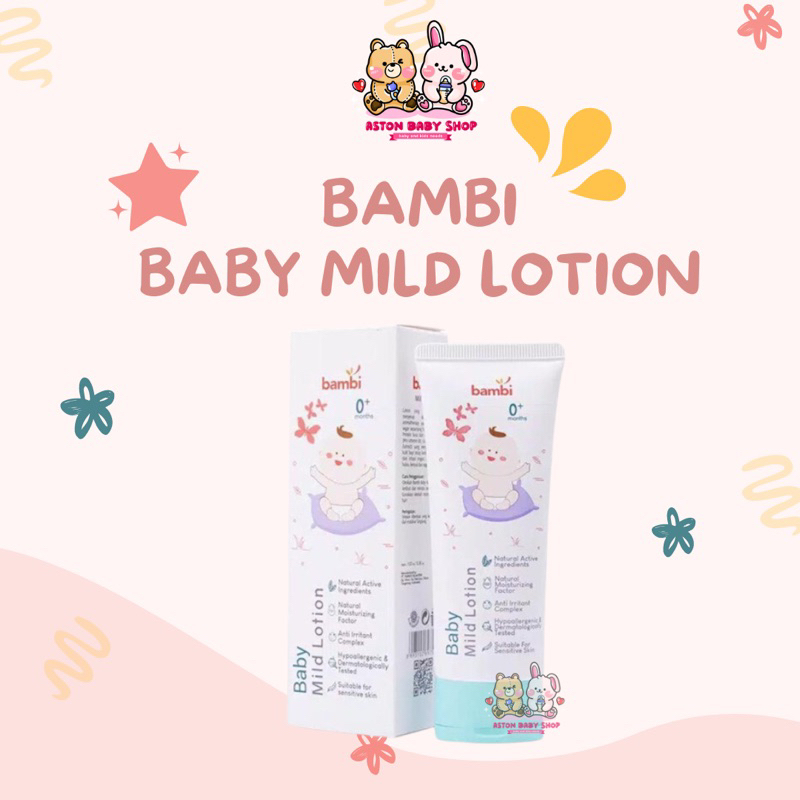 Jual Bambi Baby Mild Lotion 100 ml Lotion Bayi | Shopee Indonesia