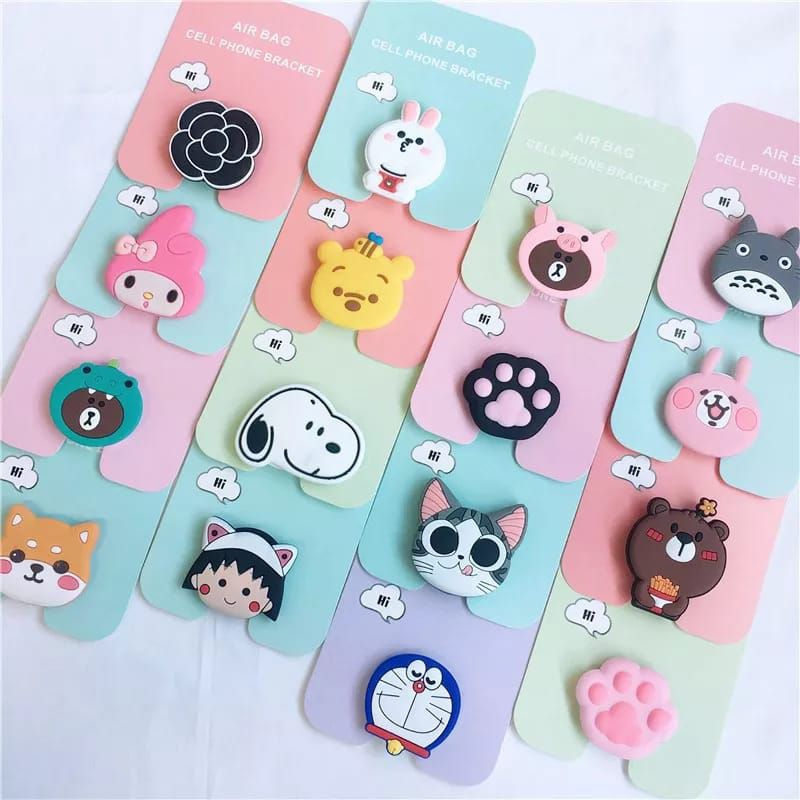 Jual POP SOCKET KARAKTER 3D PVC/CUTE POP | Shopee Indonesia