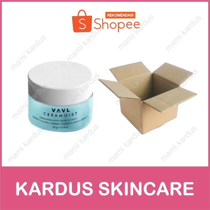 Jual KARDUS VAVL SKINCARE DUS / KERDUS BARU TEBAL | Shopee Indonesia
