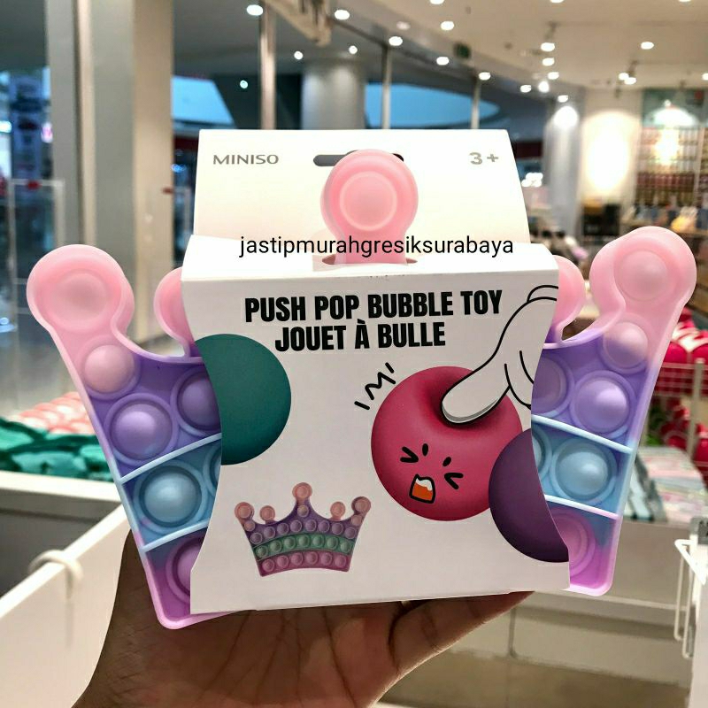 Jual PUSH POP BUBBLE TOY MINISO MAINAN MINISO MAINAN POP UP | Shopee ...