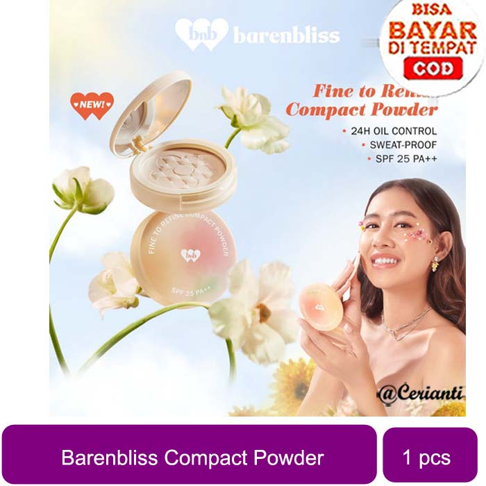 Jual BNB barenbliss Korean Bloomatte Fine to Refine Compact Powder「24H ...