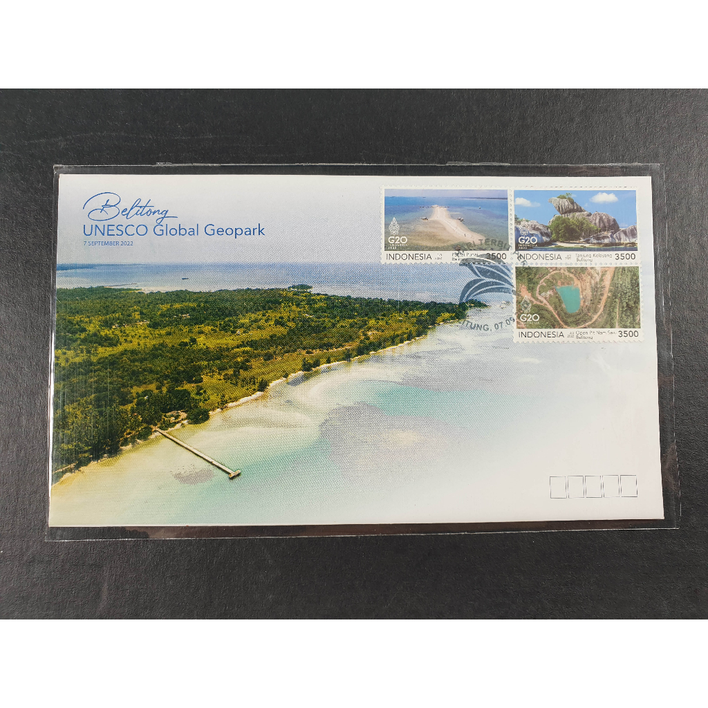 Jual Perangko SHP Belitong UNESCO Global Geopark 2022 | Shopee Indonesia