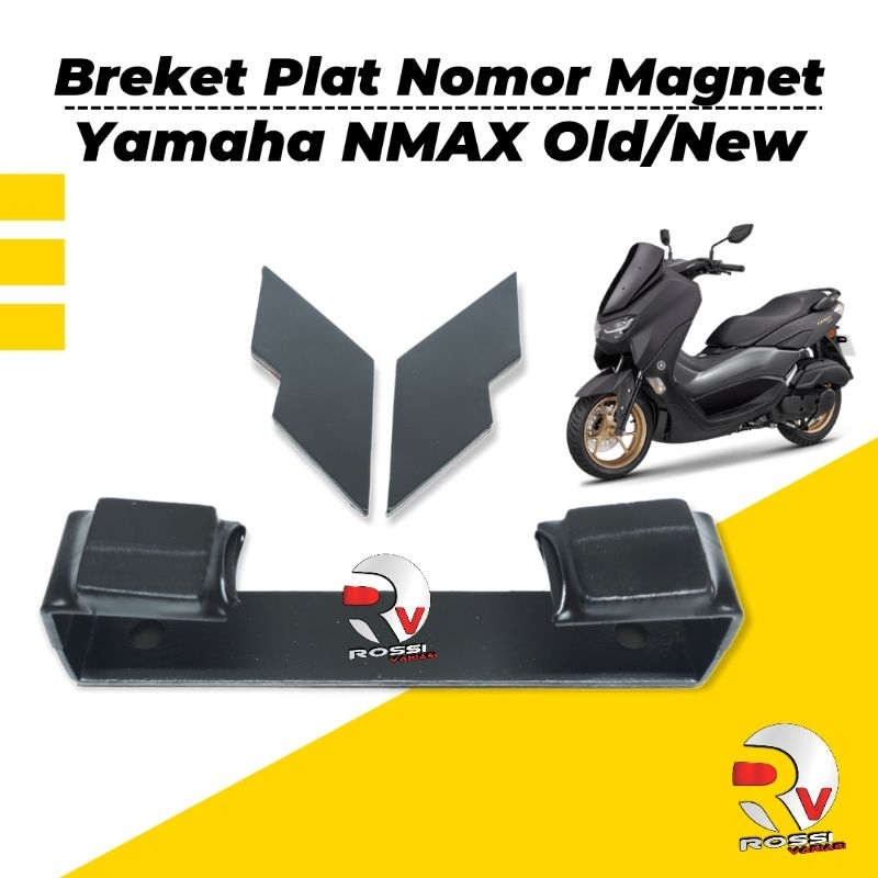 Jual BRACKET DUDUKAN PLAT NOMOR MAGNET YAMAHA NMAX OLD NEW UNIVERSAL ...