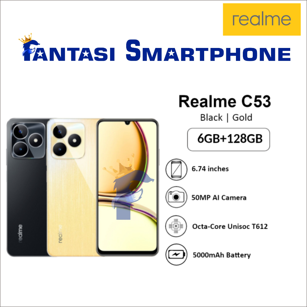 Jual REALME C53 6+6GB/128GB Garansi Resmi | Shopee Indonesia