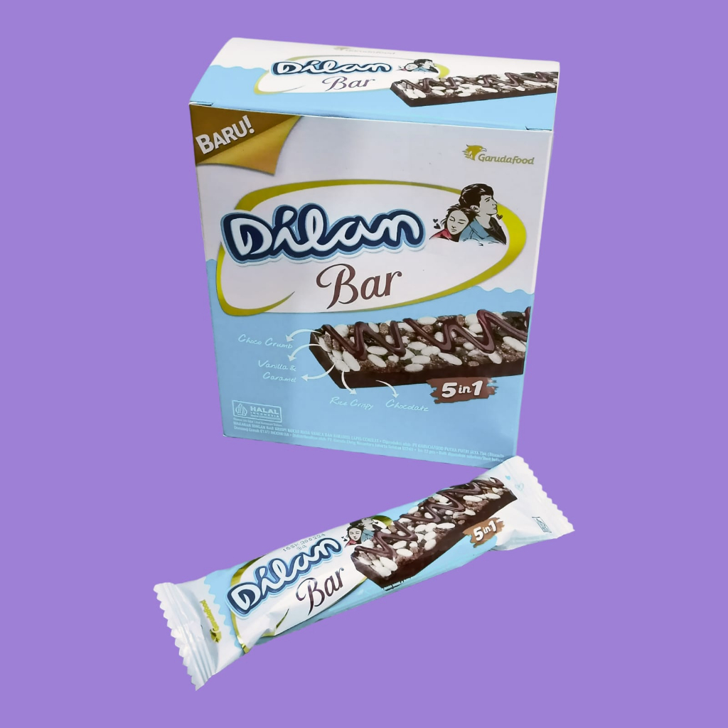 Jual DILAN BAR 5 in 1 Crunchy Choco Caramel [12 pcs/box] | Shopee Indonesia