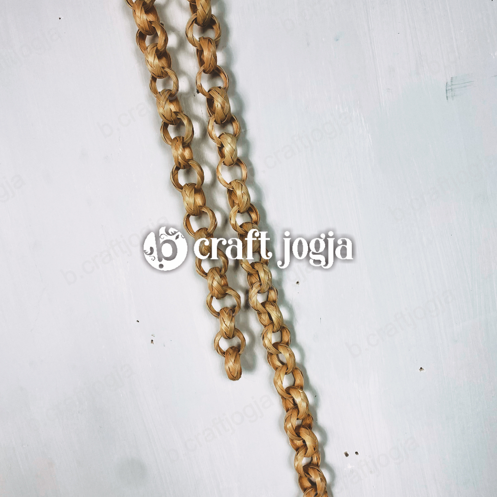 Jual Tali Kap Lampu Bambu Atau Tali Rantai Bambu Anyaman B CRAFT JOGJA ...