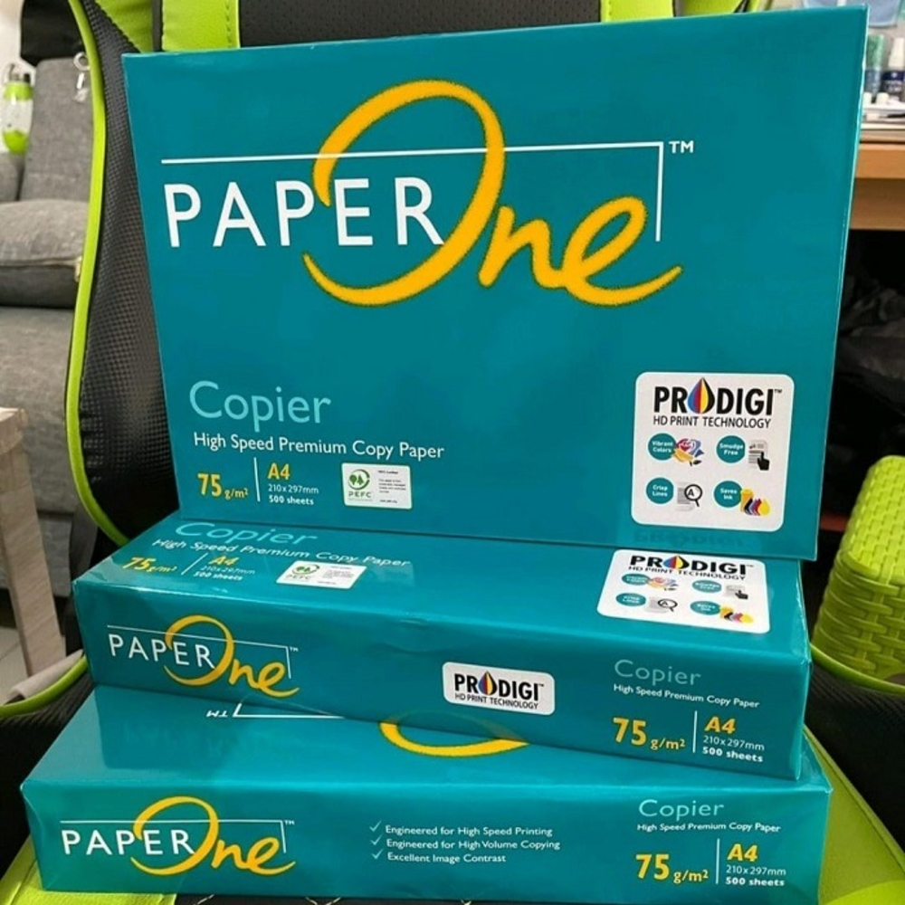 Jual KERTAS HVS / FOTOCOPY / PRINT PAPERONE A4 75 GSM ( 1 RIM ) | Shopee Indonesia