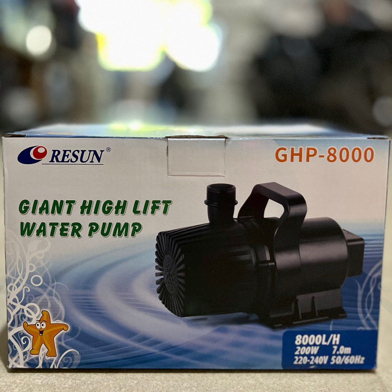 Jual Giant High Lift Water Pump GHP 8.000 RESUN | Pompa Air Celup Kolam | Shopee Indonesia