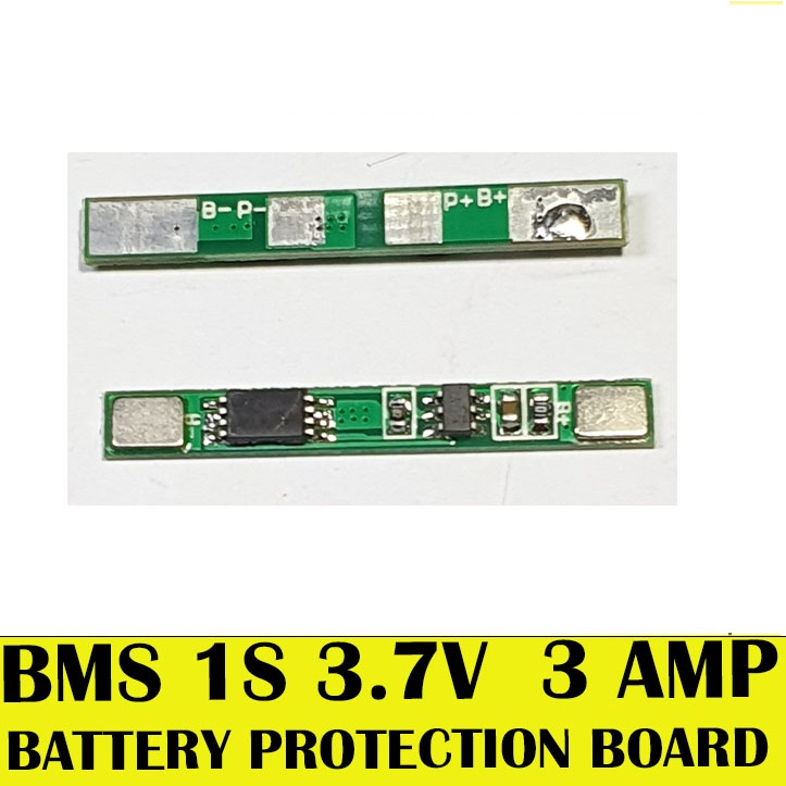 Jual Modul BMS Baterai 1S 3A 3.7Volt 3.7V 4.2V Charger Protection 18650 ...