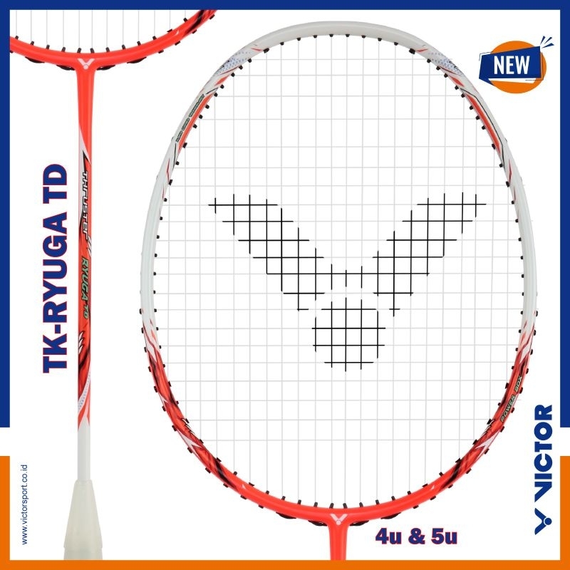 Jual Raket Badminton Victor Thruster RYUGA TD TK RYUGA TD Original ...