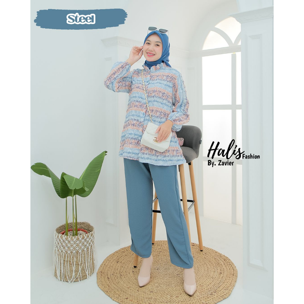 Jual Gamis Amelia Osca Nadira Aluna Set Cel By Amelia Ori One Set Halis ...