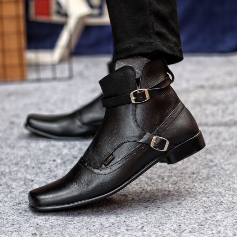 Jual Sultan Footwear Sepatu Formal Pantofel Pria Kulit Asli Zipper ...