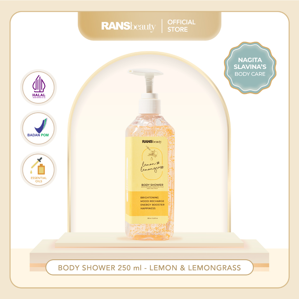 Jual Rans Beauty - Lemon & Lemongrass Body Shower 250ML | Shopee Indonesia