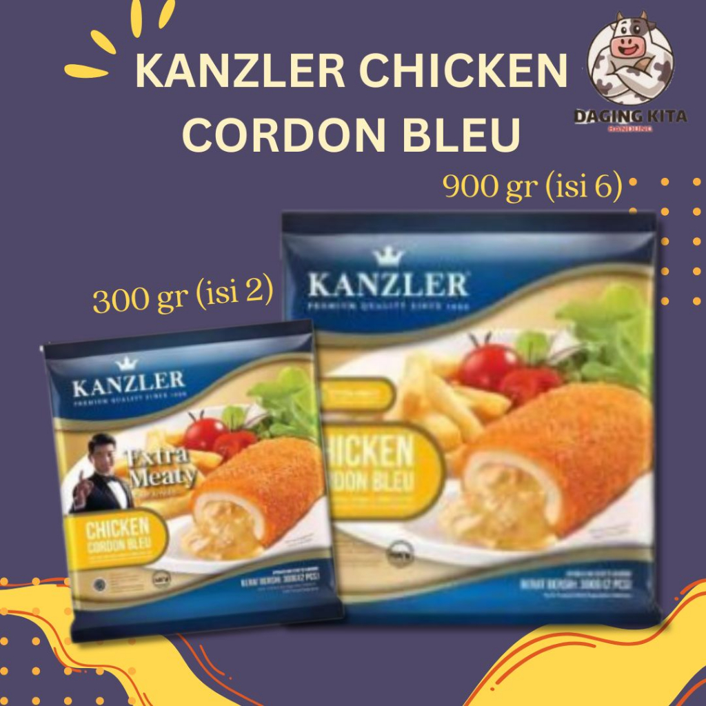 Jual KANZLER CHICKEN CORDON BLEU (300GR/900GR) | Shopee Indonesia