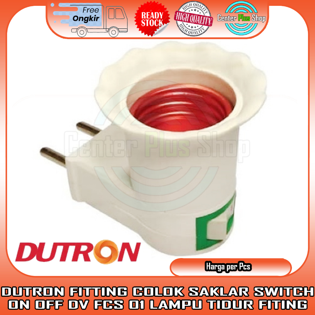 Jual DUTRON FITTING COLOK SAKLAR SWITCH ON OFF DV FCS 01 LAMPU TIDUR ...