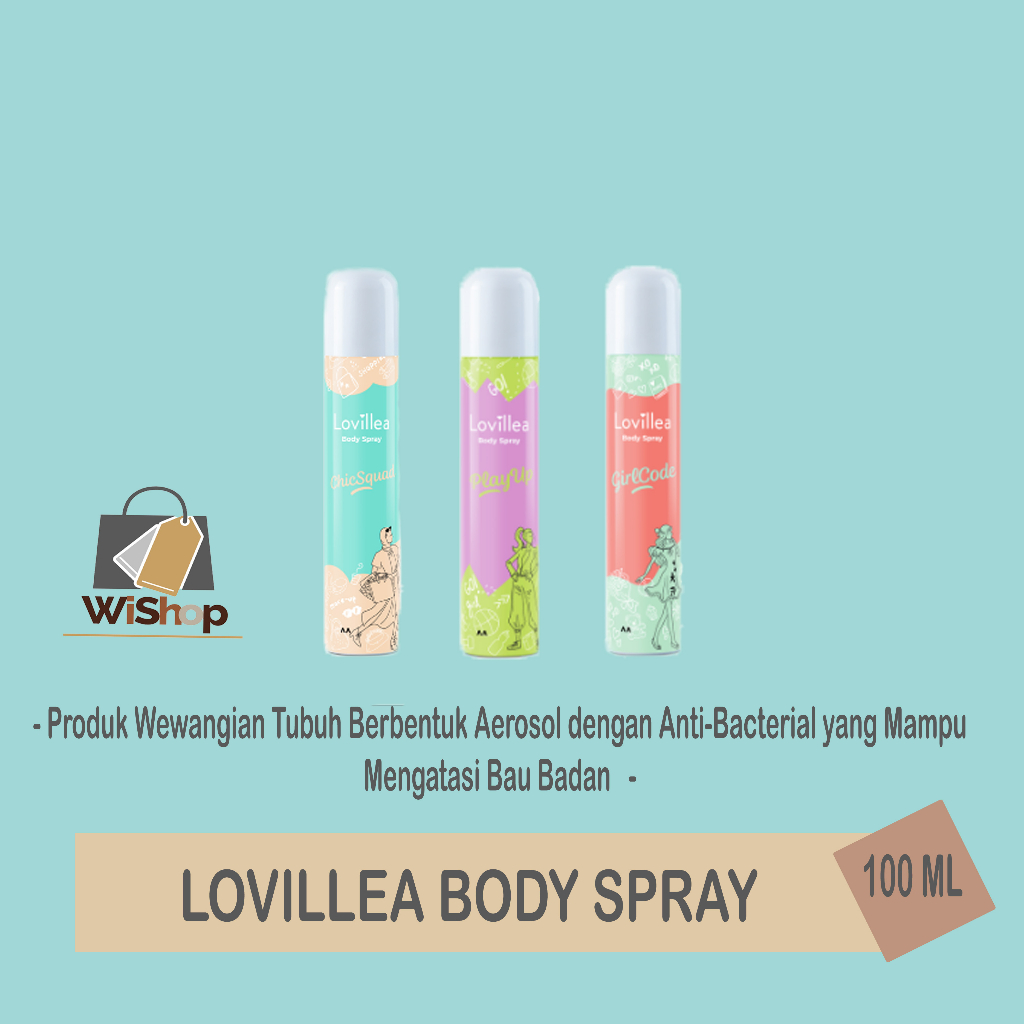 Jual LOVILLEA BODY SPRAY 100ML ( Girlcode, PlayUp, Chicsquad ) | Shopee ...