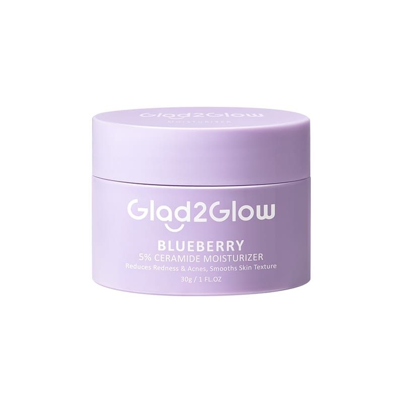 Jual GLAD2GLOW - G2G 5% Blueberry Moisturizer Cream 5x Ceramide Skin ...