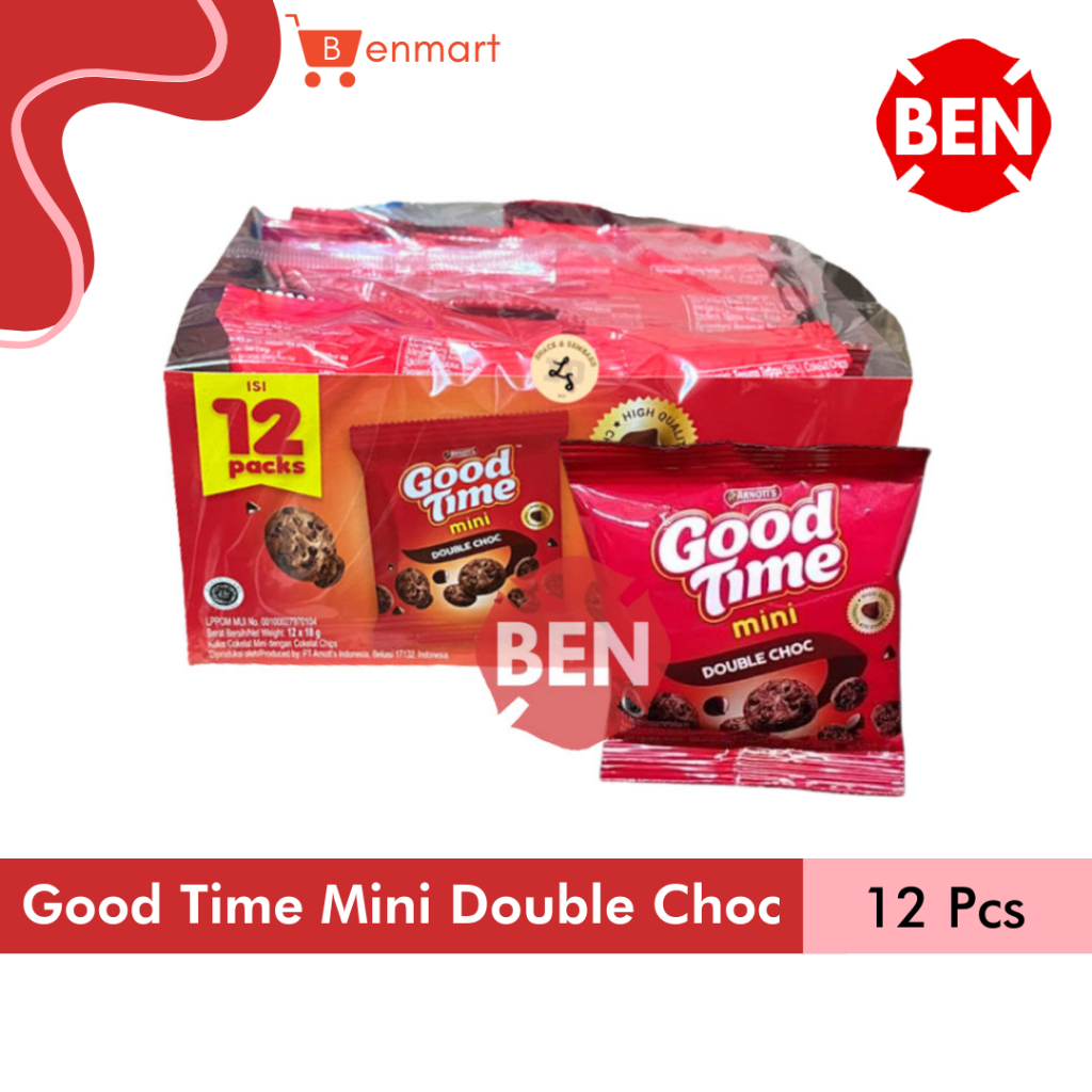 Jual Good Time Mini Double Choc 1 Pak Box 12 Pcs Chocolate Coklat Kecil ...