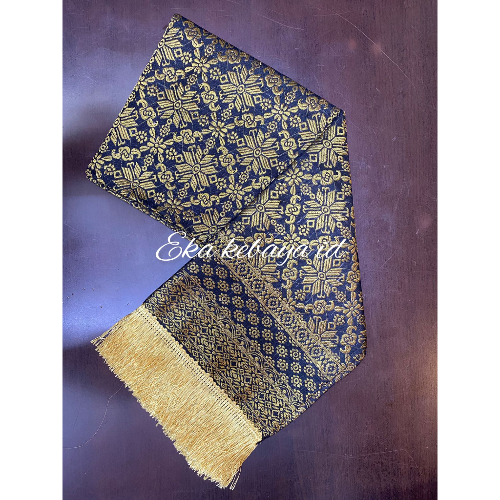 Jual Selendang Songket Palembang / Selendang Kebaya Tradisional / Songket Tenun Semi Palembang ...