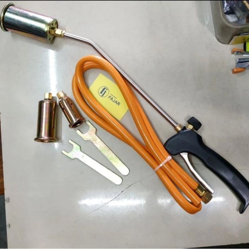 Jual Kompor tembak blow torch gas blower api bakar kayu daging cat besi ...