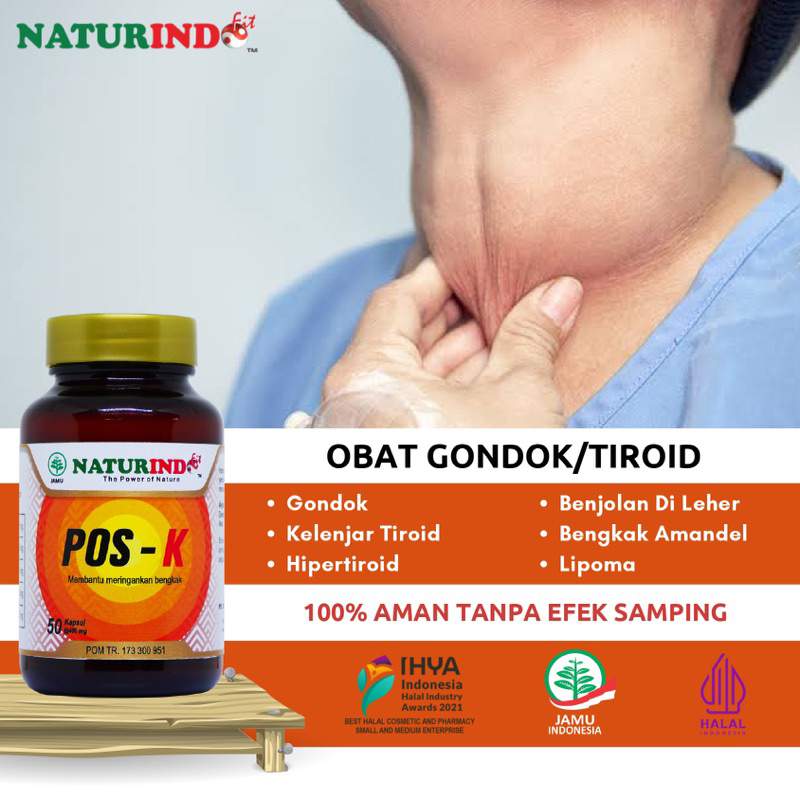 Jual POS K - Obat Herbal Gondok Kelenjar Tiroid di Leher | Shopee Indonesia