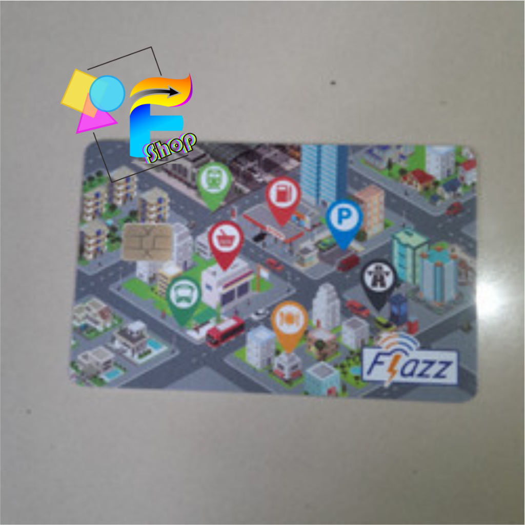 Jual Kartu eMoney eToll Flazz BCA gen 2 edisi Map Town | Shopee Indonesia