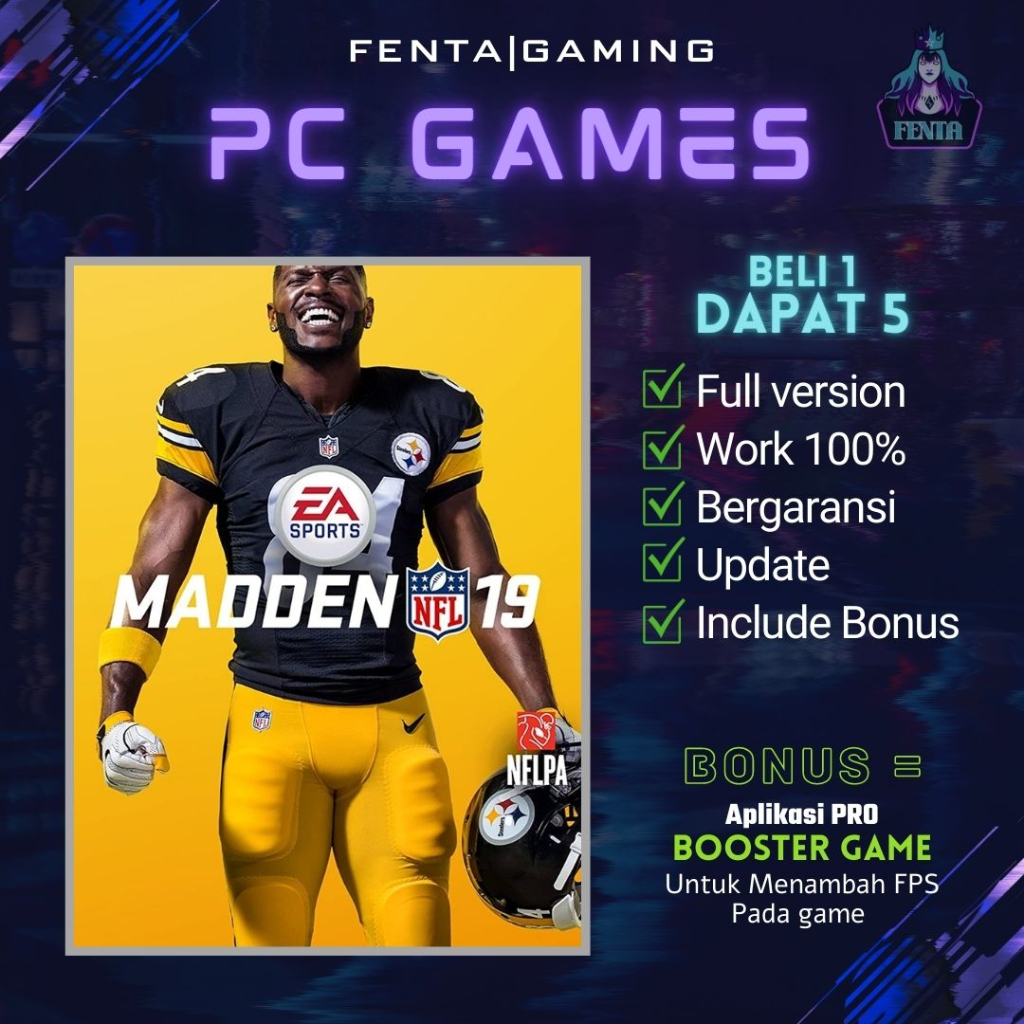 Jual MADDEN NFL 19 - GAME PC - GAME LAPTOP | Shopee Indonesia