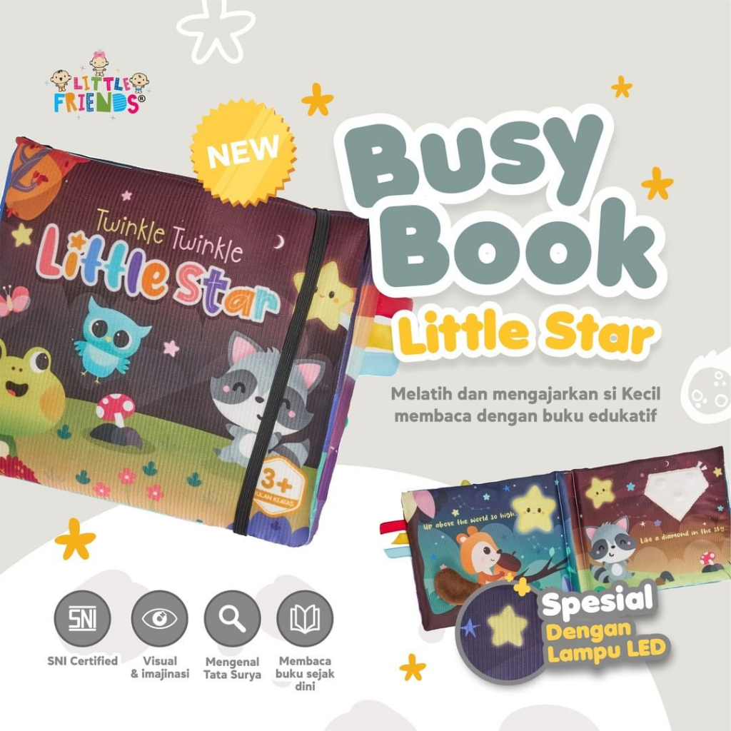 Jual Busy Book Little Friends Little Star LFB2050 | Shopee Indonesia