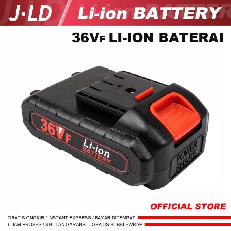 Jual JLD BATERAI DAN CHARGER CORDLESS 36V - BATERAI MESIN BOR ...