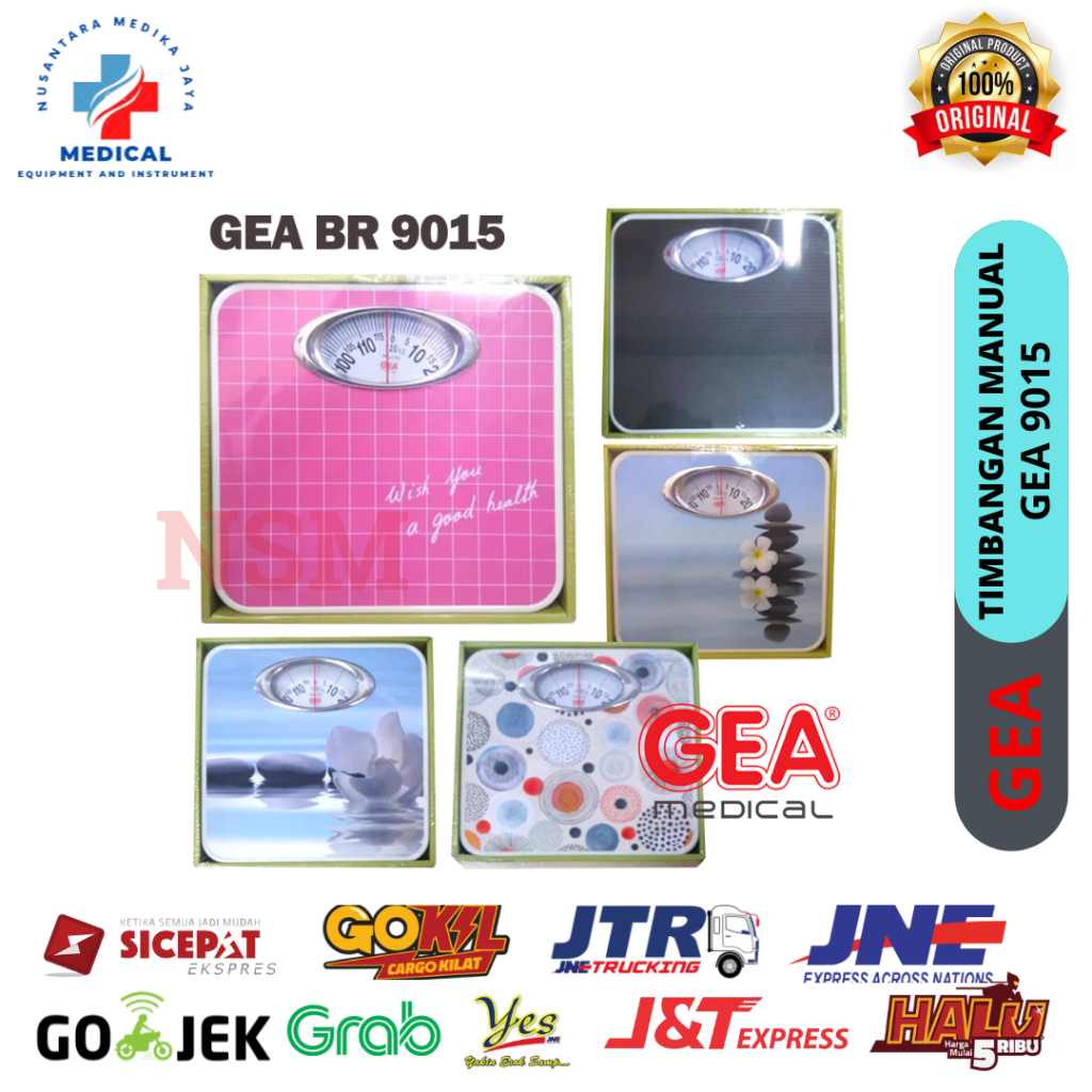 Jual Timbangan Badan Manual GEA BR 9015 Tebal atau 9015B | Shopee Indonesia