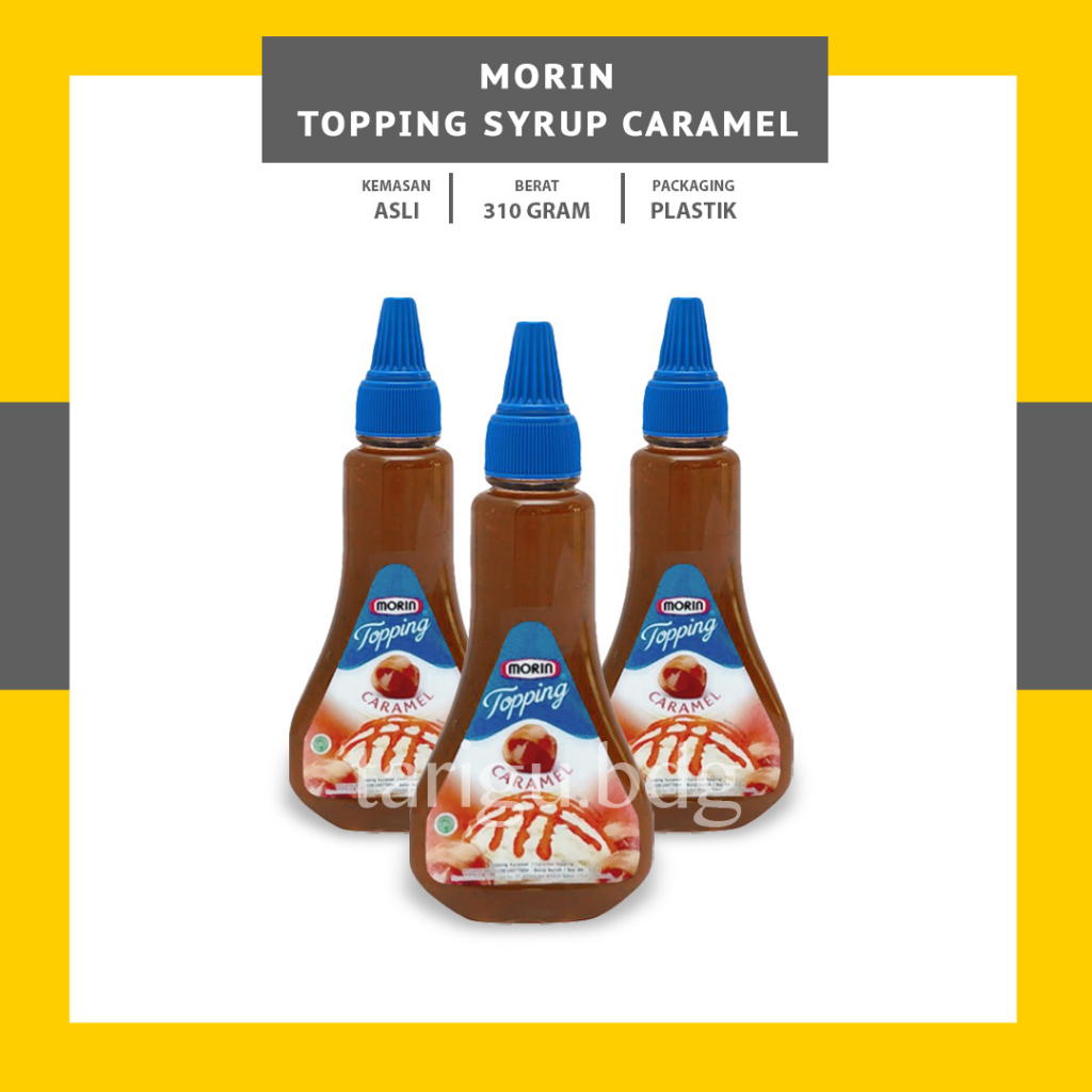 Jual CARAMEL SAUS SIRUP TOPPING MORIN 310GR KARAMEL - SAUCE SYRUP ...