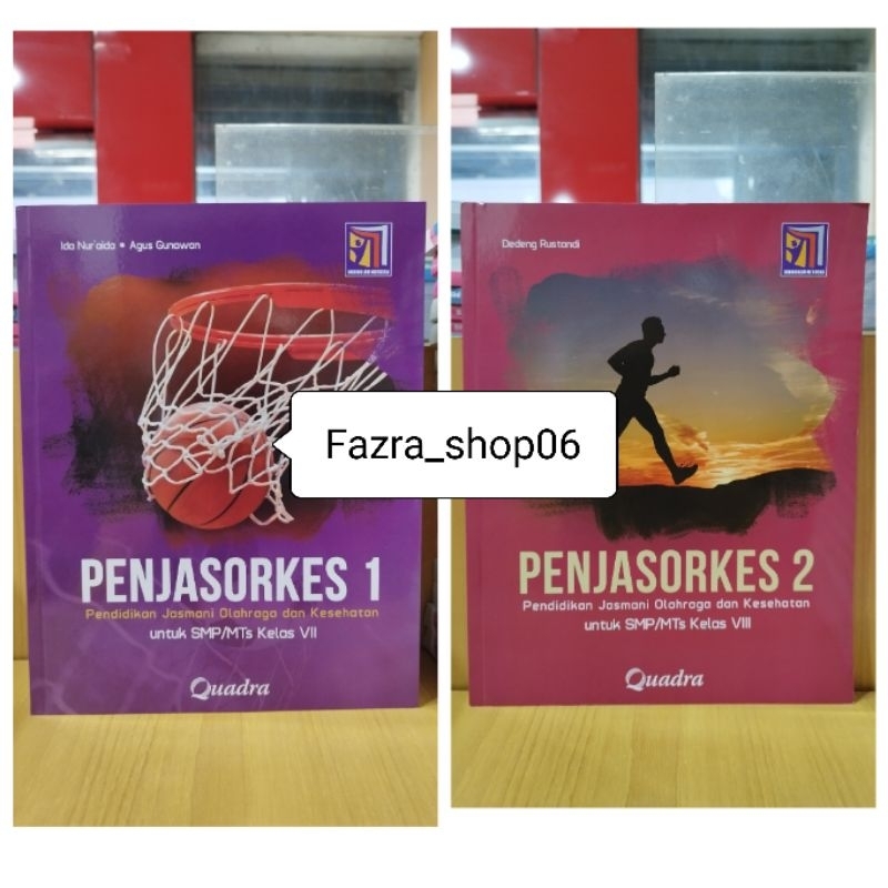 Jual NEW & ORI Buku Penjasorkes PJOK SMP MTS kelas 1 7 VII, 2 8 VIII Kurikulum Merdeka Quadra ...