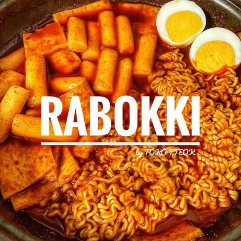 Jual RABOKKI RAMEN HALAL KOREAN RICE CAKE RAMYEON HALAL | Shopee Indonesia