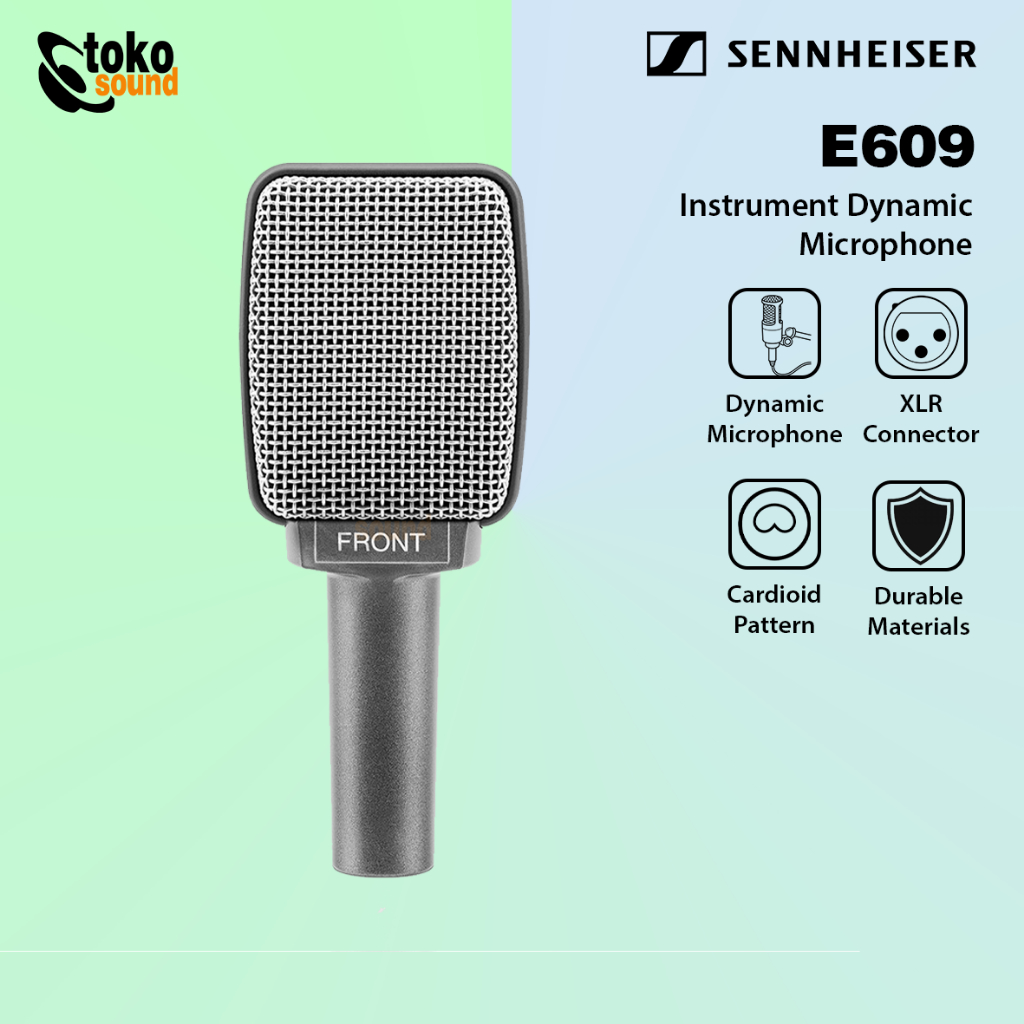Jual Sennheiser E609 Silver - Dynamic Microphone Original | Shopee Indonesia