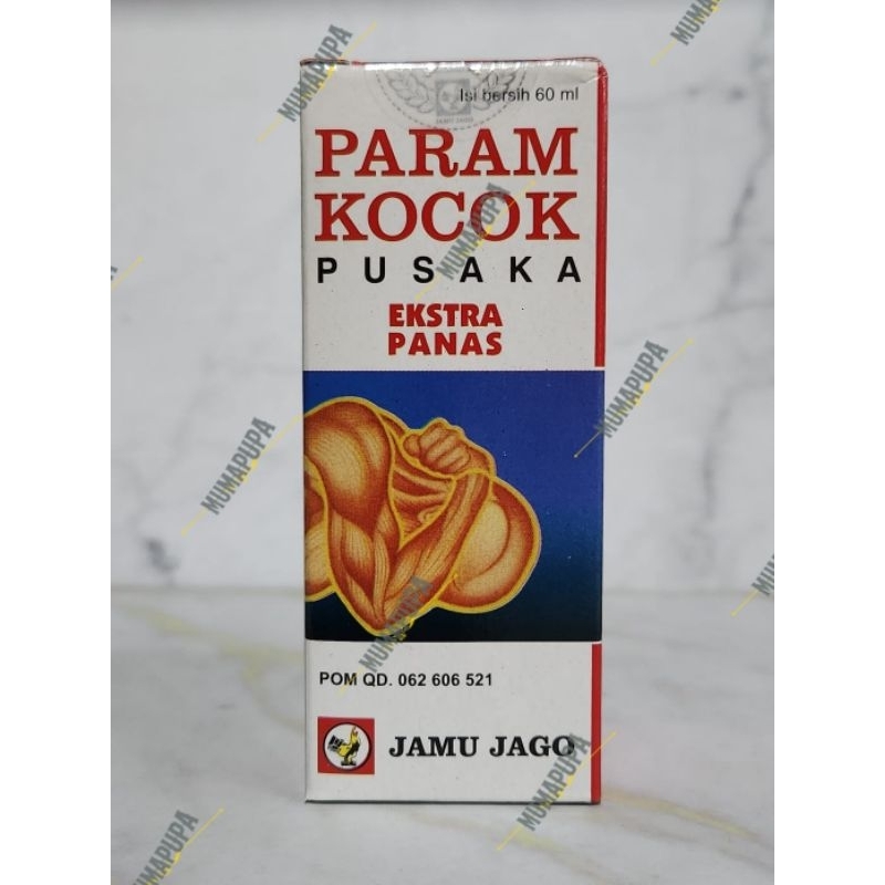 Jual [PARCOK MERAH] PARAM KOCOK / PARCOK PUSAKA EKSTRA PANAS Jamu jago ...