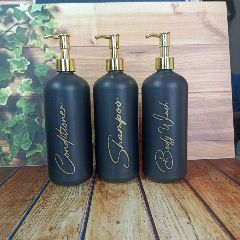 Jual Botol Wadah Sabun Cair kosong Refill Premium 500ml hdpe PUTIH DOFF ...